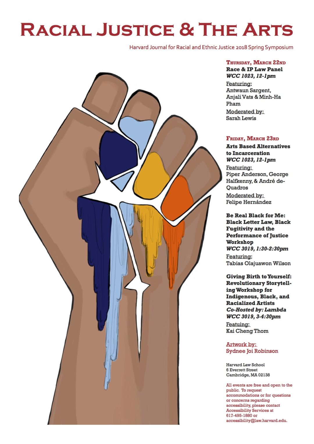 3/22-23/18 | Spring Symposium: Racial Justice & the Arts – Harvard ...